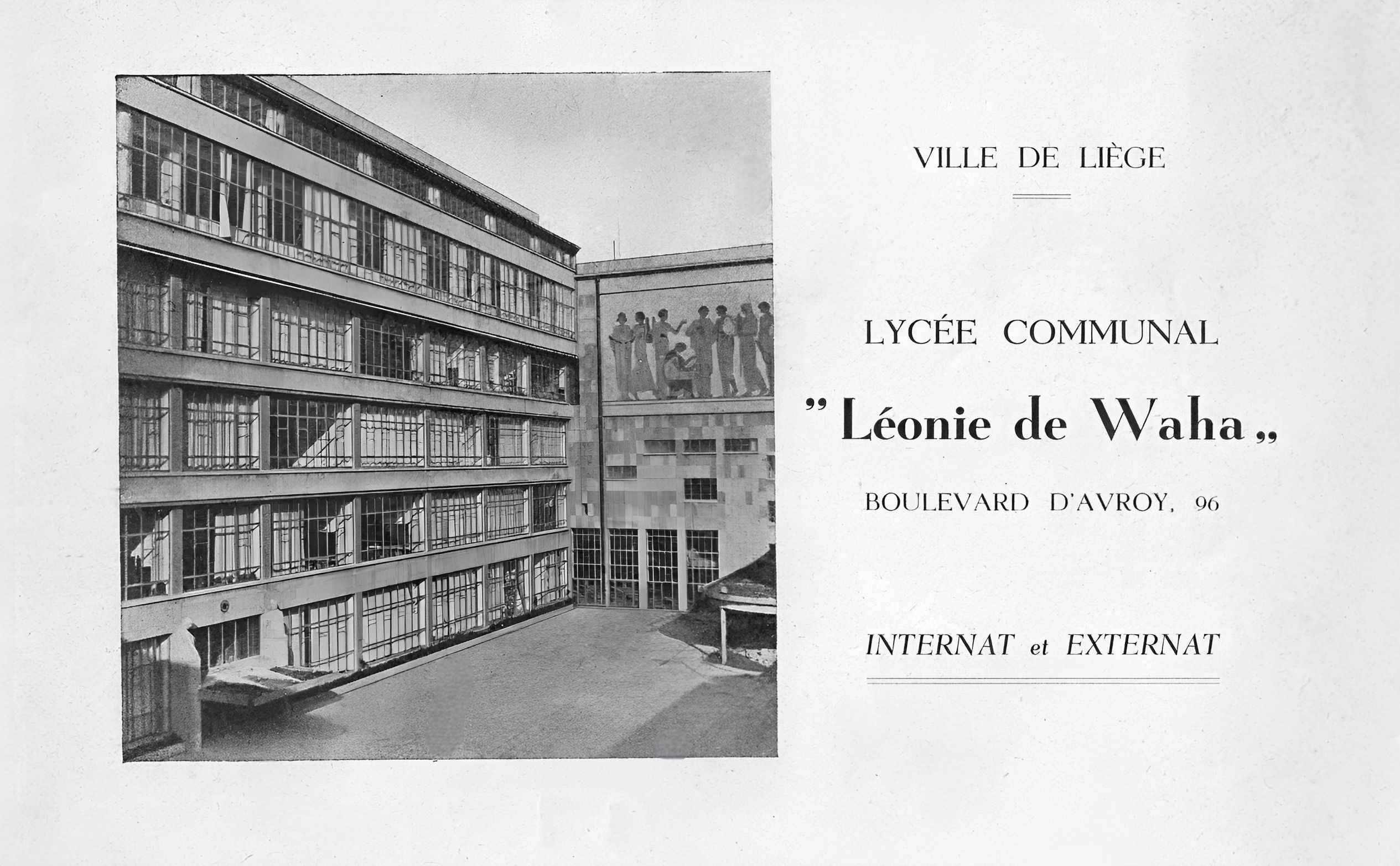 Notre histoire - Athénée communal Léonie de Waha